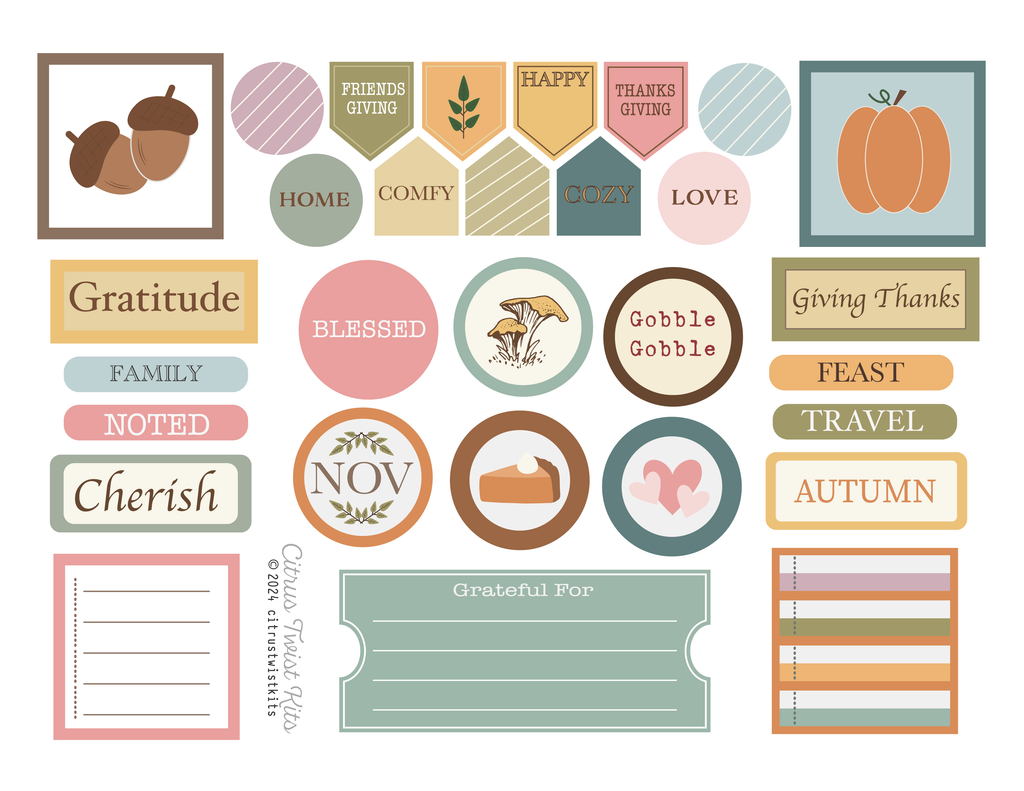 Life Crafted - SO GRATEFUL - DIGITAL BUNDLE – Citrus Twist Kits