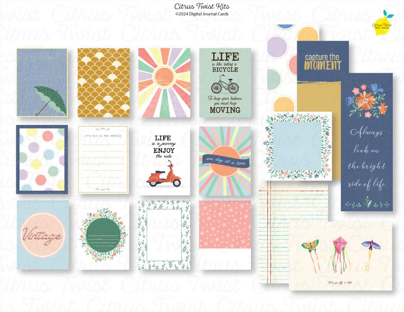 Life Crafted - JOY IN THE JOURNEY - Digital Journal Cards – Citrus ...