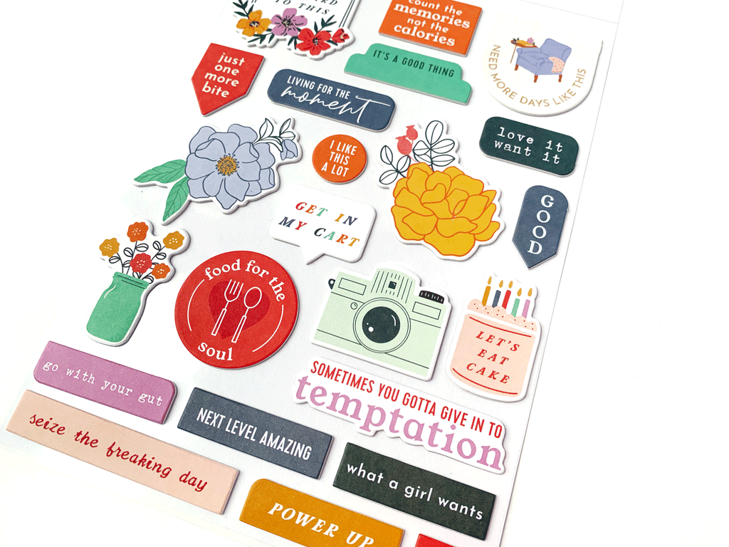 Citrus Twist CRAVE Chipboard Stickers – Citrus Twist Kits