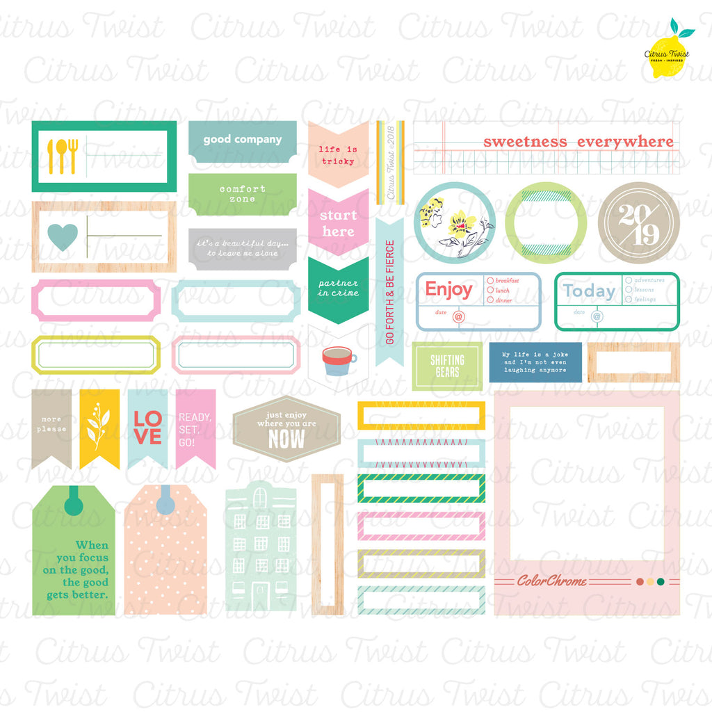 Fresh Starts Cut Aparts - January 2019 – Citrus Twist Kits