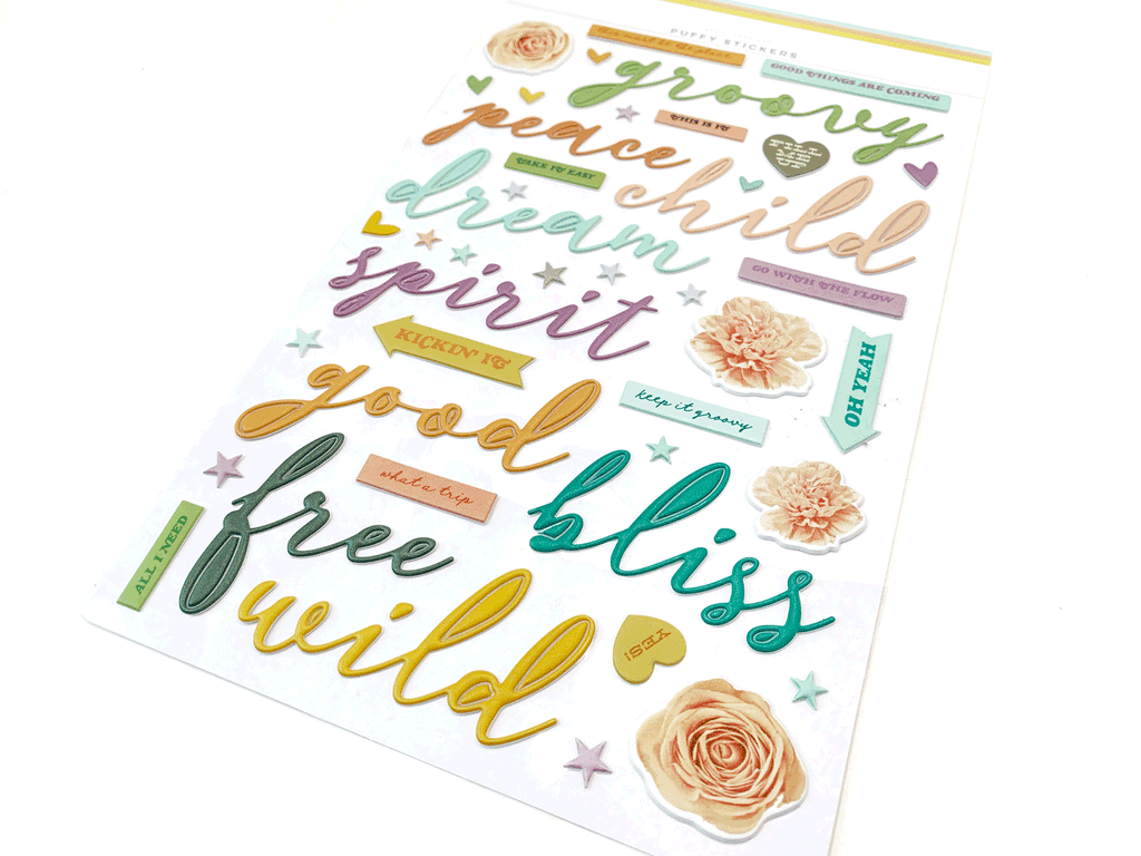 Citrus Twist RETRO Puffy Phrase & Icon Stickers – Citrus Twist Kits
